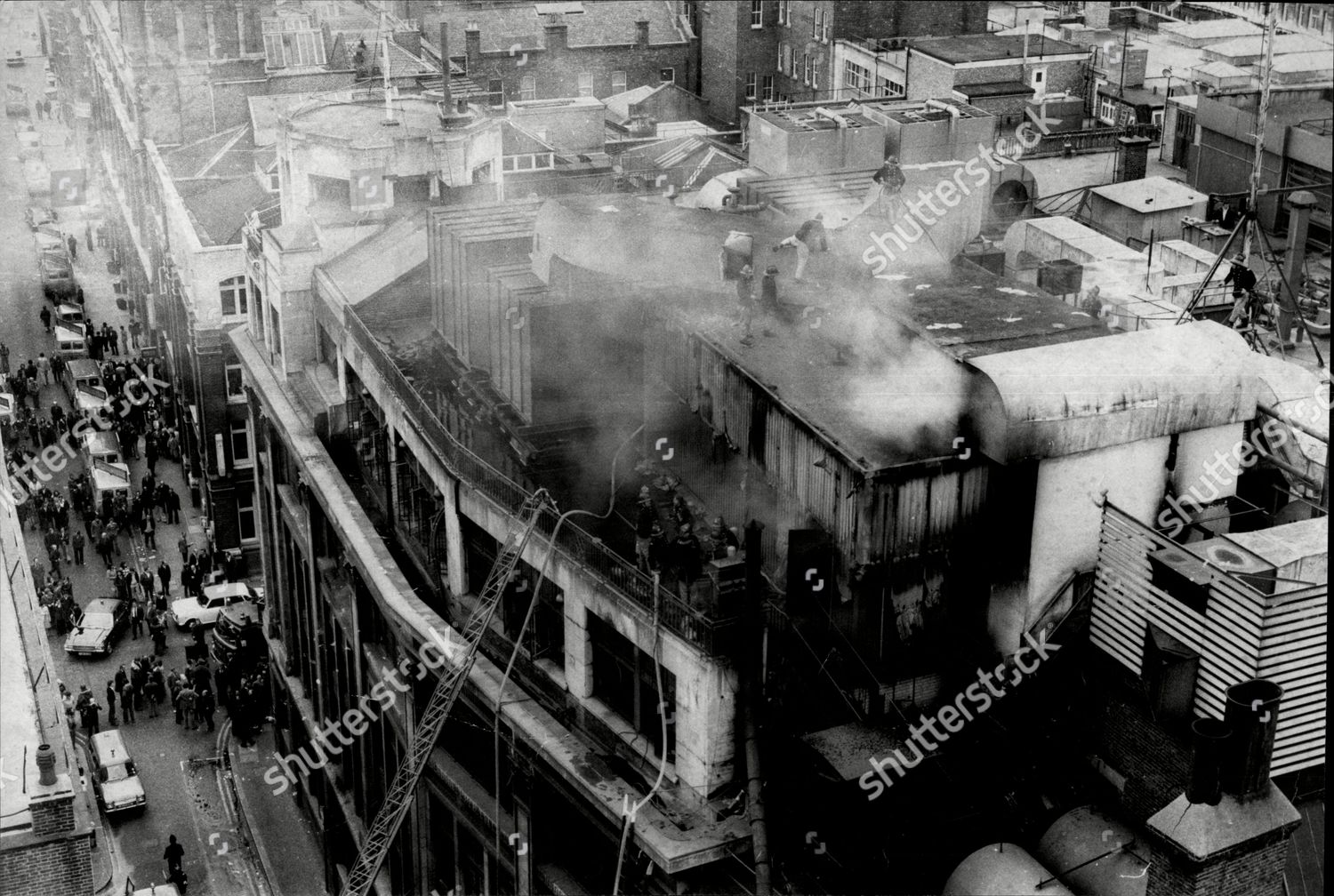 Aerial Shot Fire Northcliffe House Old Editorial Stock Photo - Stock ...