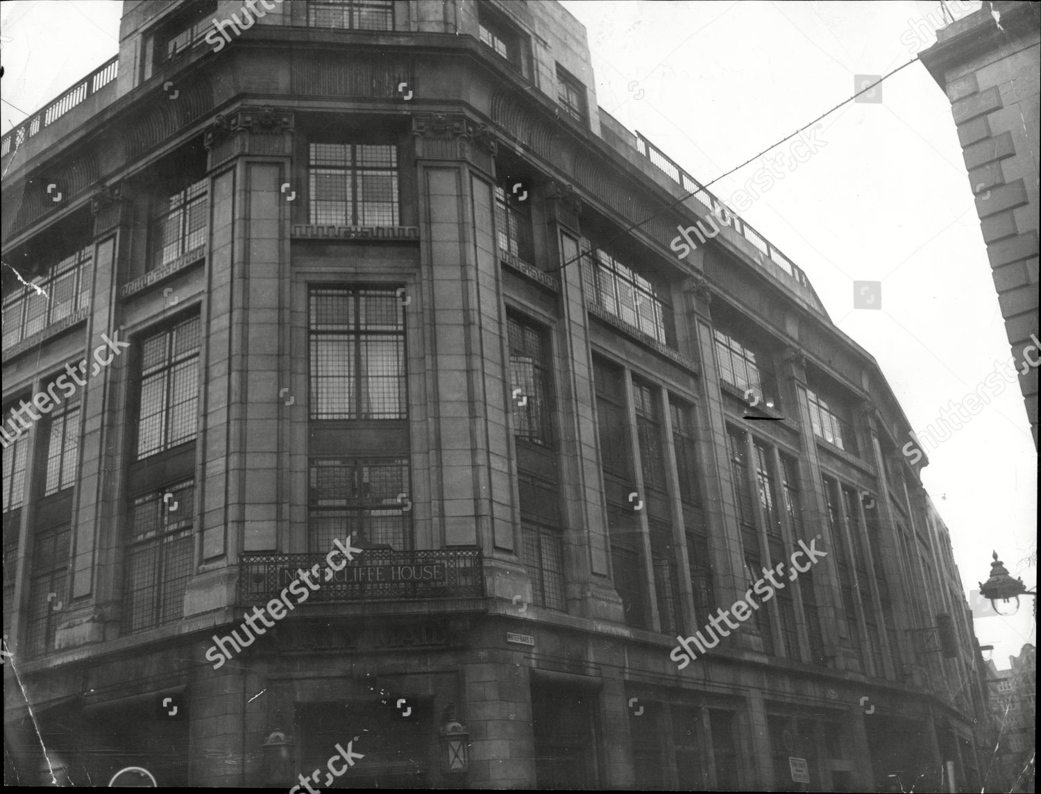 Northcliffe House Old Building On Corner Editorial Stock Photo - Stock ...