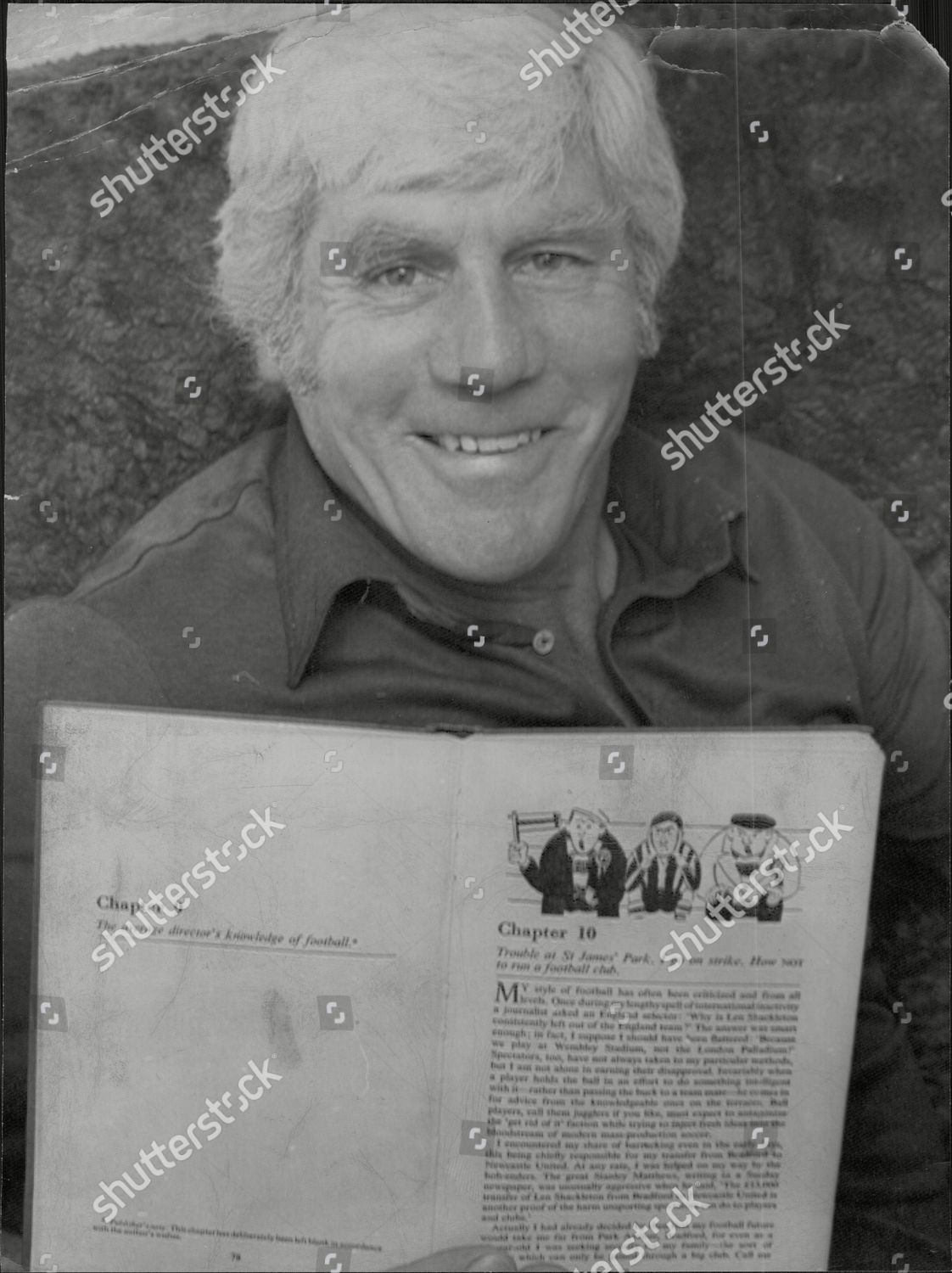 Footballer Len Shackleton Leonard Shackleton 3 Editorial Stock Photo ...