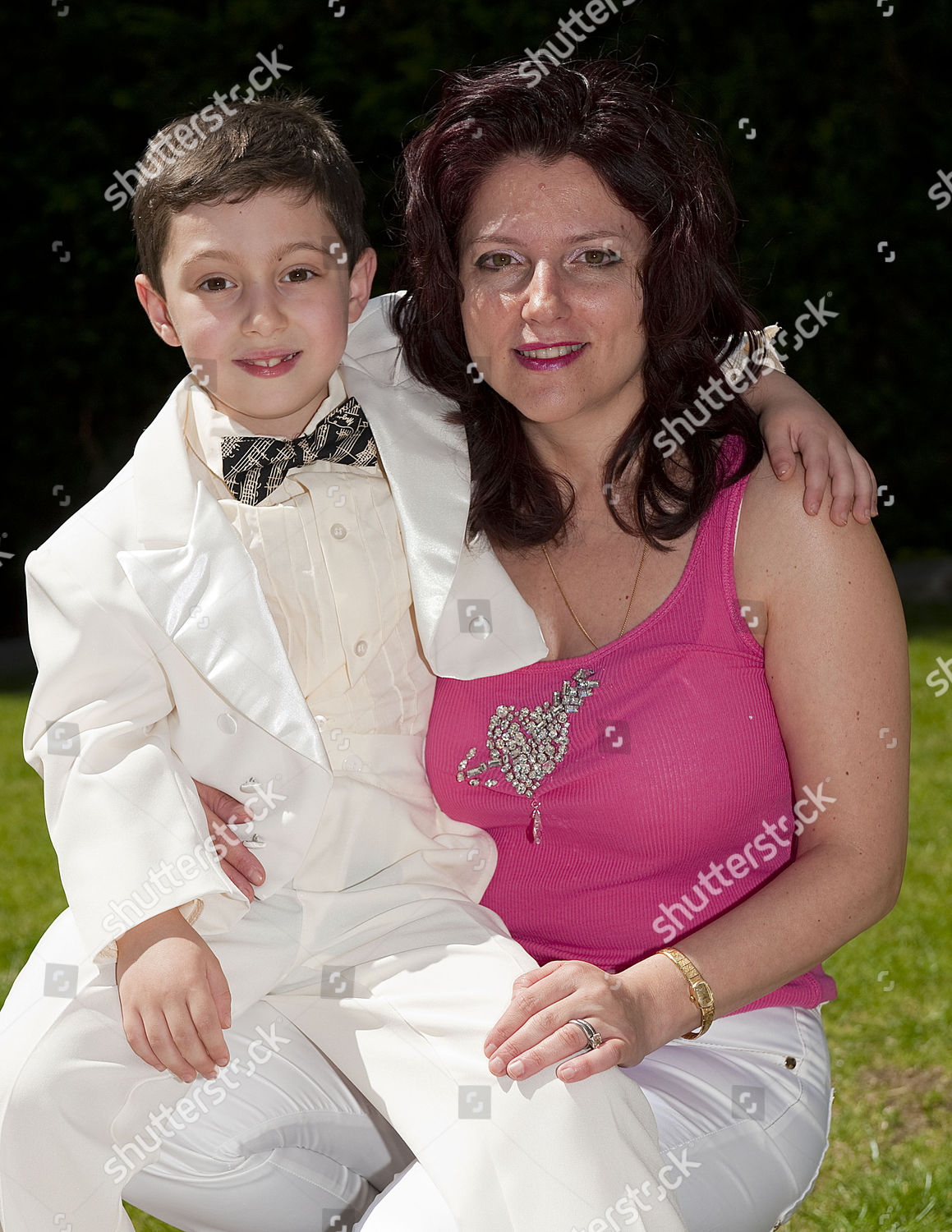 7yearold Pianist Curtis Elton Mother Hayley Editorial Stock Photo ...