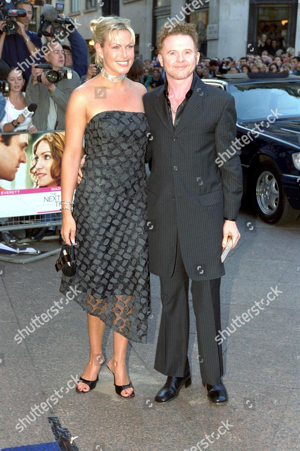 Mick Hucknall Simply Red Girlfriend Premiere Editorial Stock Photo ...