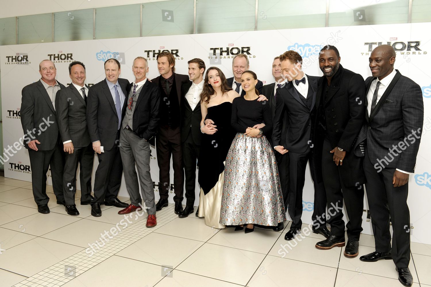 Alan Taylor Chris Hemsworth Kat Dennings Editorial Stock Photo - Stock ...