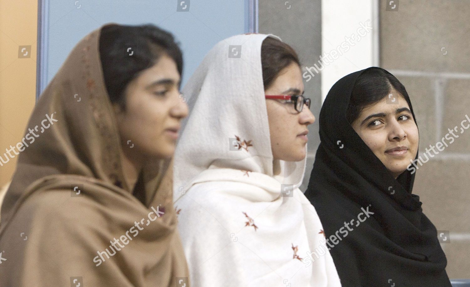 Shazia Ramzan Kainat Riaz Malala Yousafzai Editorial Stock Photo ...
