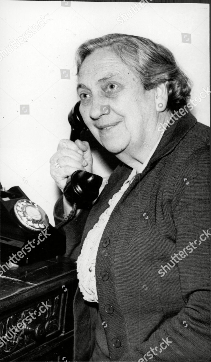 Mrs Ethel Sheen Mother Gillian Sheen Editorial Stock Photo - Stock ...