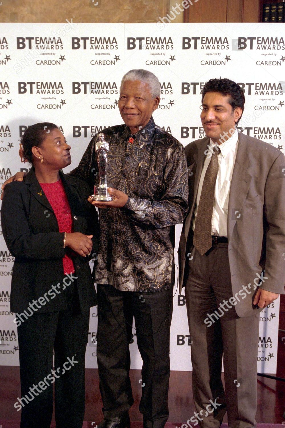 Nelson Mandela Doreen Lawrence Emma Awards Editorial Stock Photo ...