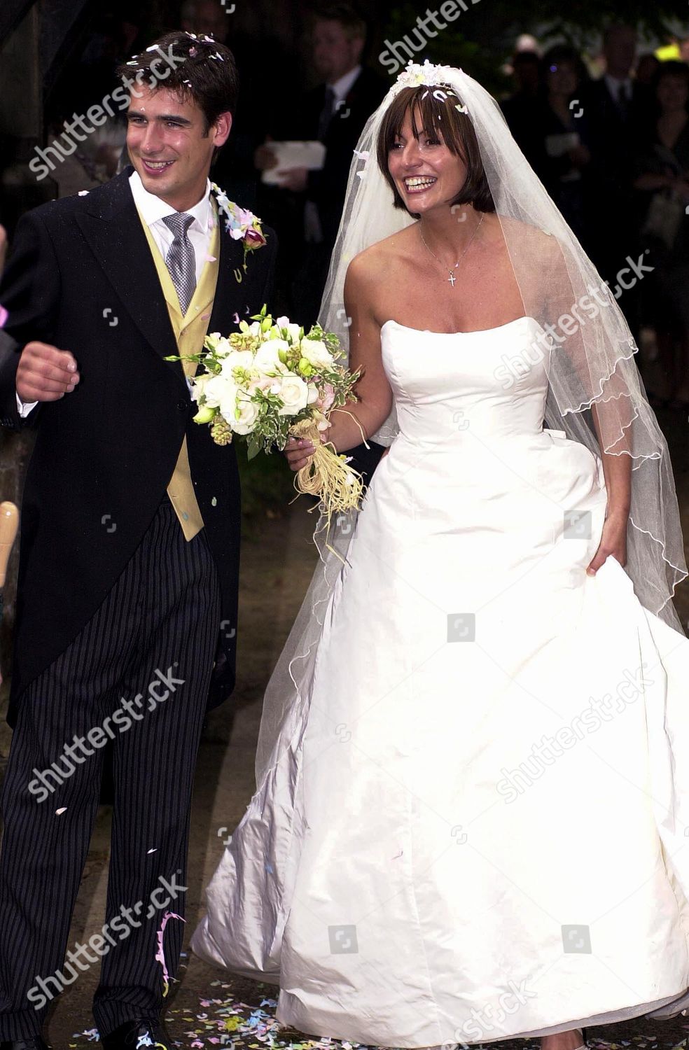 Davina Mccall Husband Matthew Robertson After Editorial Stock Photo ...