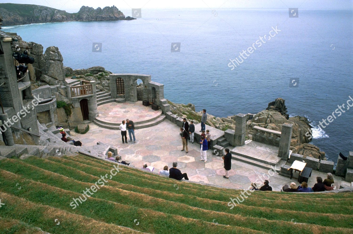 Rehearsal Play Minack Theatre Porthcurno Cornwall Editorial Stock Photo ...