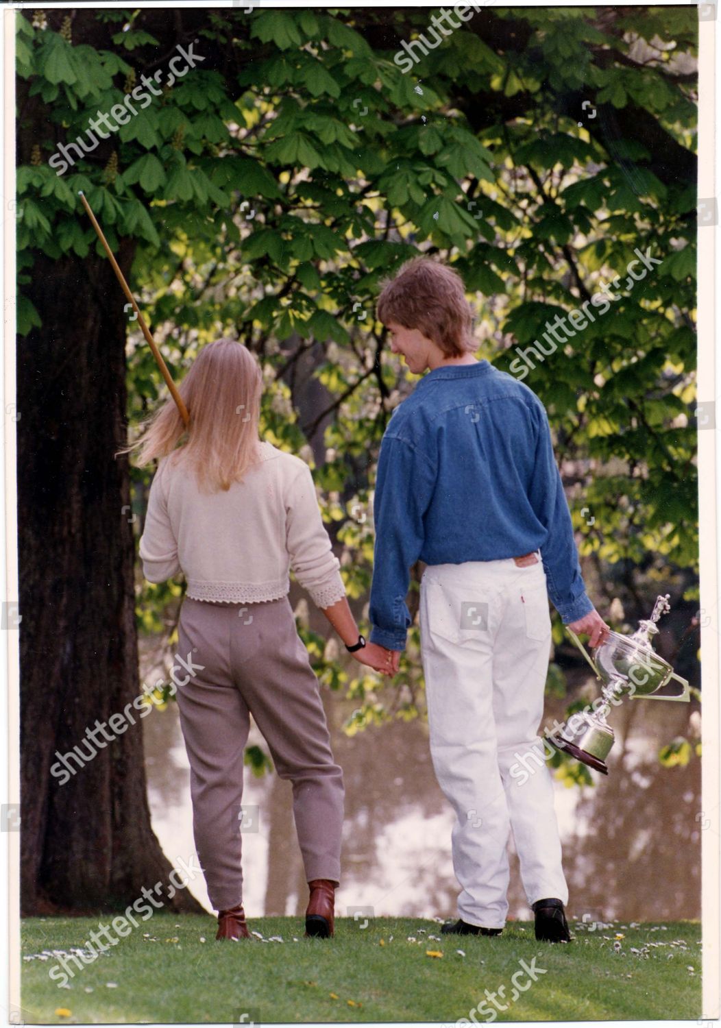 Snooker Player Stephen Hendry His Girlfriend Editorial Stock Photo ...