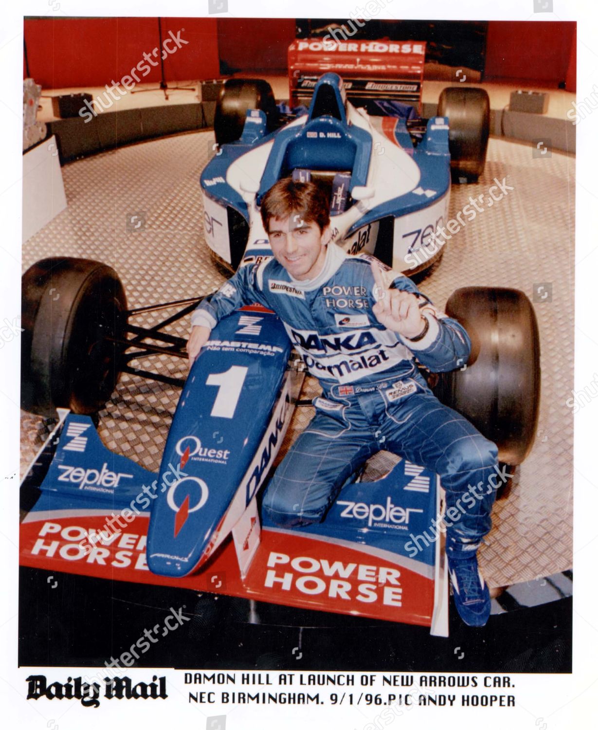 Damon Hill Racing Driver Just Good Editorial Stock Photo - Stock Image ...