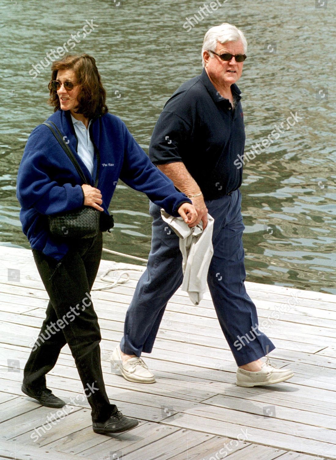SENATOR TED KENNEDY HIS WIFE VICKI Editorial Stock Photo - Stock Image ...