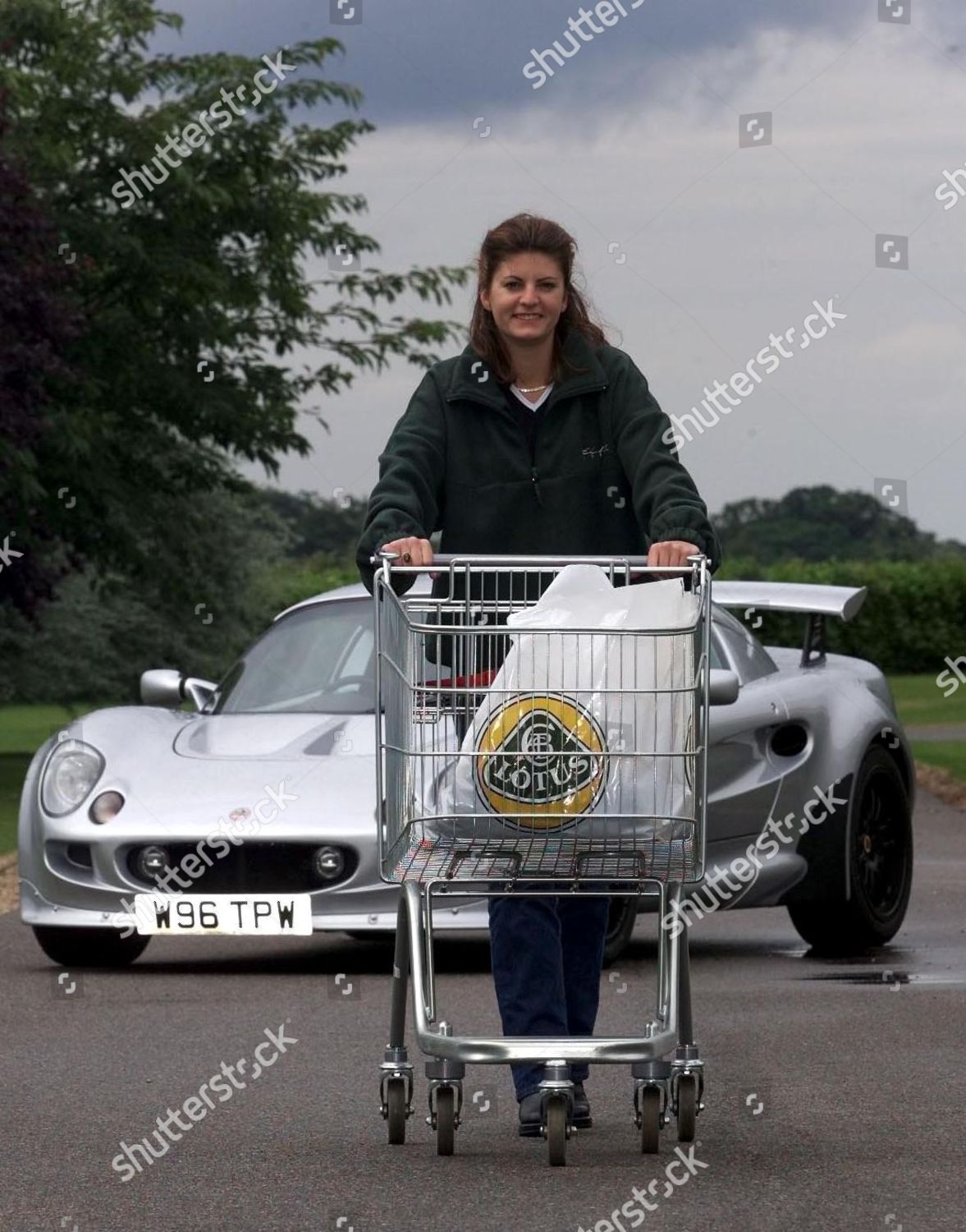New Five Wheeled Shopping Trolley Lotus Editorial Stock Photo - Stock ...
