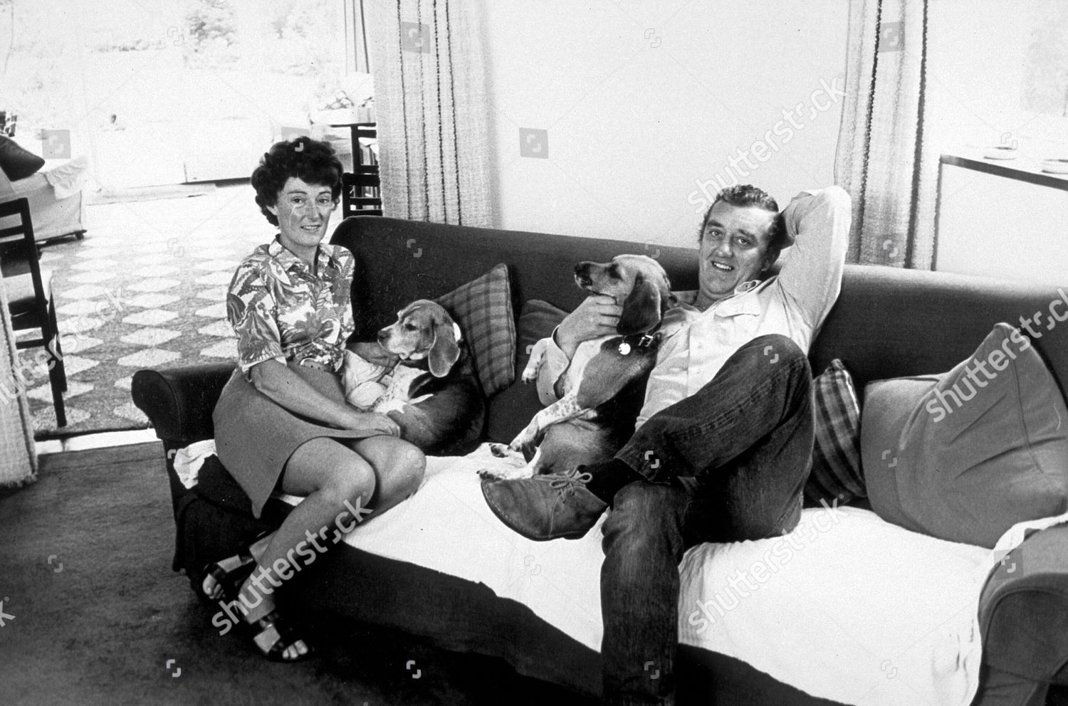 Bernard Cribbins Wife Gillian 1970 Editorial Stock Photo - Stock Image ...