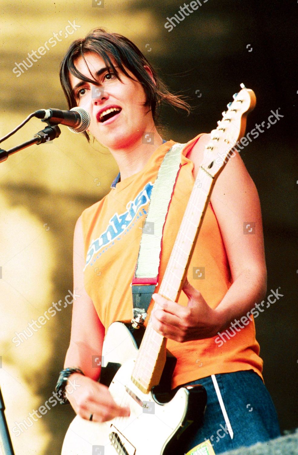 Justine Frischmann Elastica On Stage Editorial Stock Photo - Stock ...