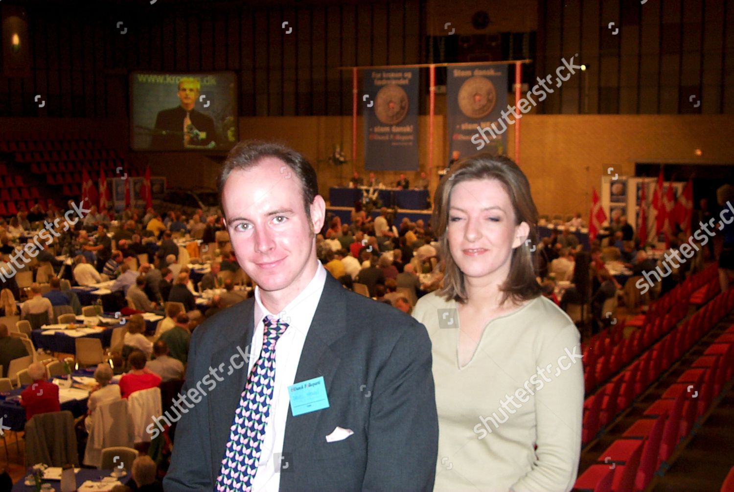 Daniel Hannanbritish Euro Mpwith Wife Danish Editorial Stock Photo ...