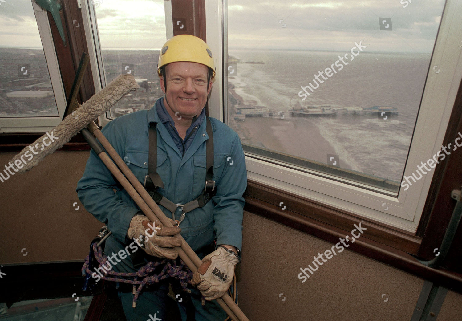 David Hulme Who Cleans Underneath Glass Editorial Stock Photo - Stock ...