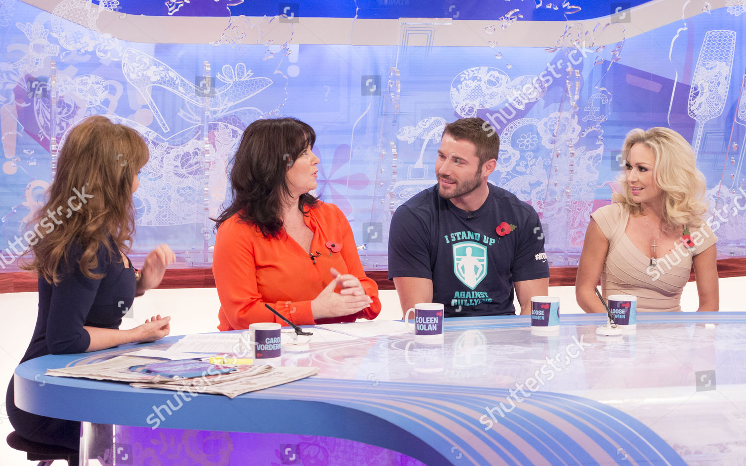 Carol Vorderman Coleen Nolan Ben Cohen Editorial Stock Photo - Stock ...
