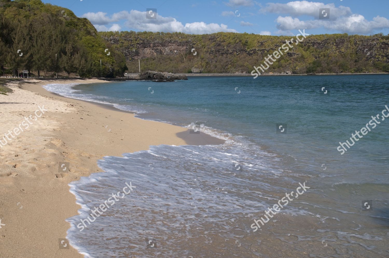 Sandy Beach Southwest Mauritius Editorial Stock Photo - Stock Image ...