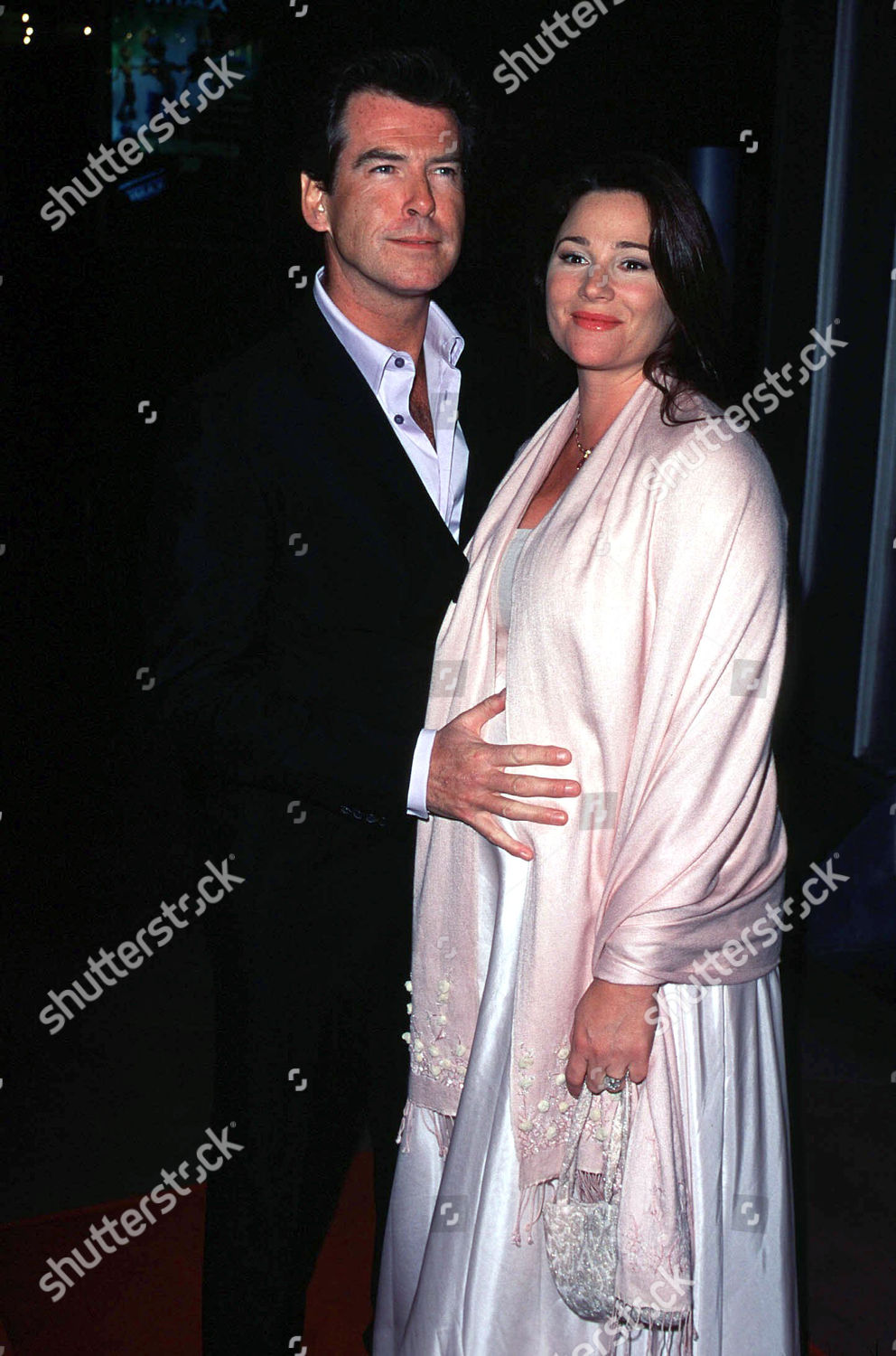 Pierce Brosnan Keely Shaye Smith Attending Editorial Stock Photo ...