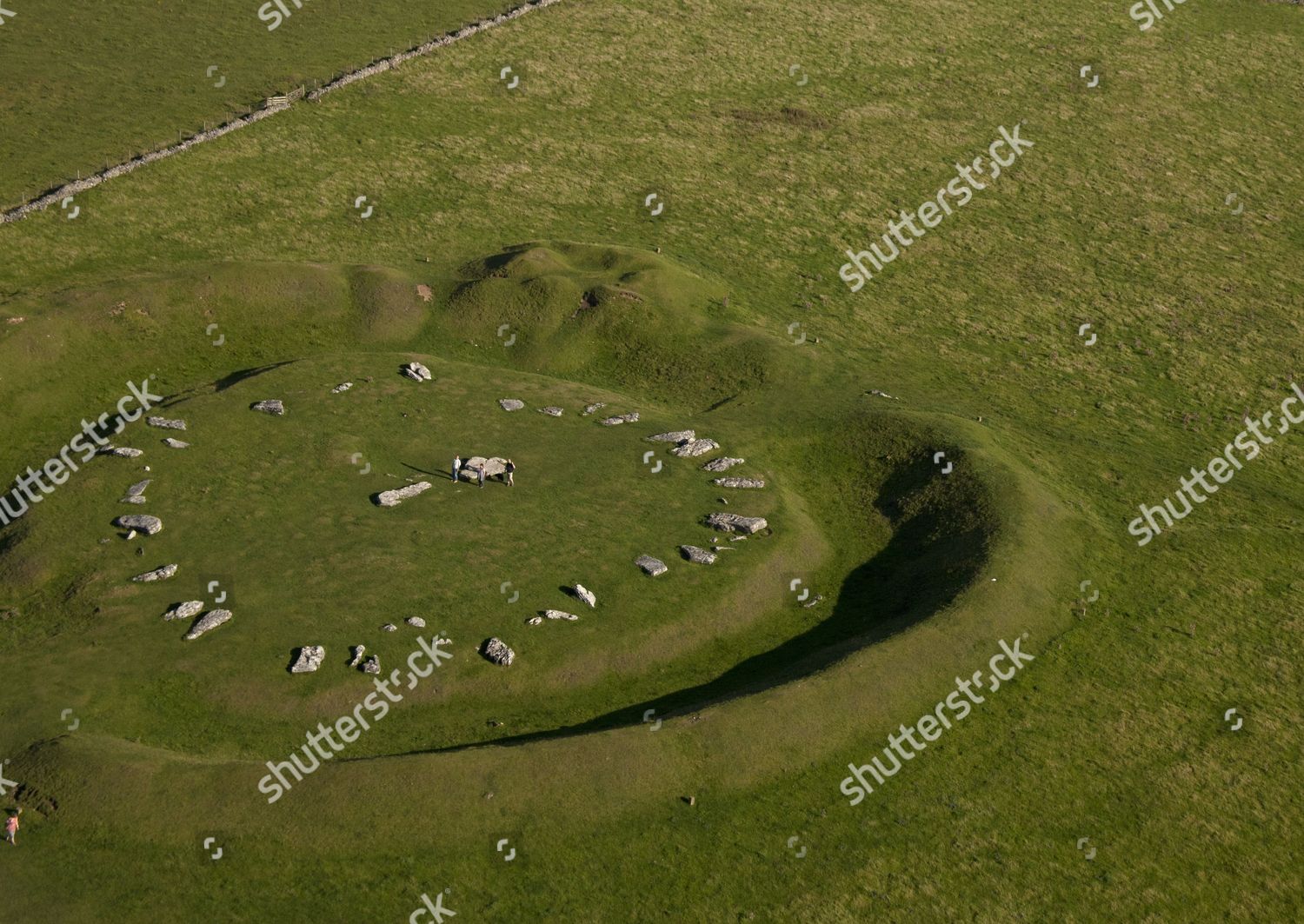 Aerial View Neolithic Henge Monument Arbor Editorial Stock Photo ...