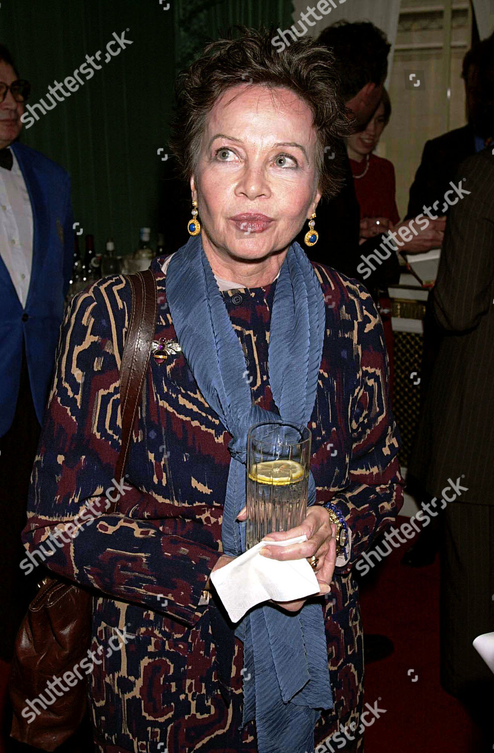 Leslie Caron Lord Snowdon Lunch Dorchester Editorial Stock Photo ...