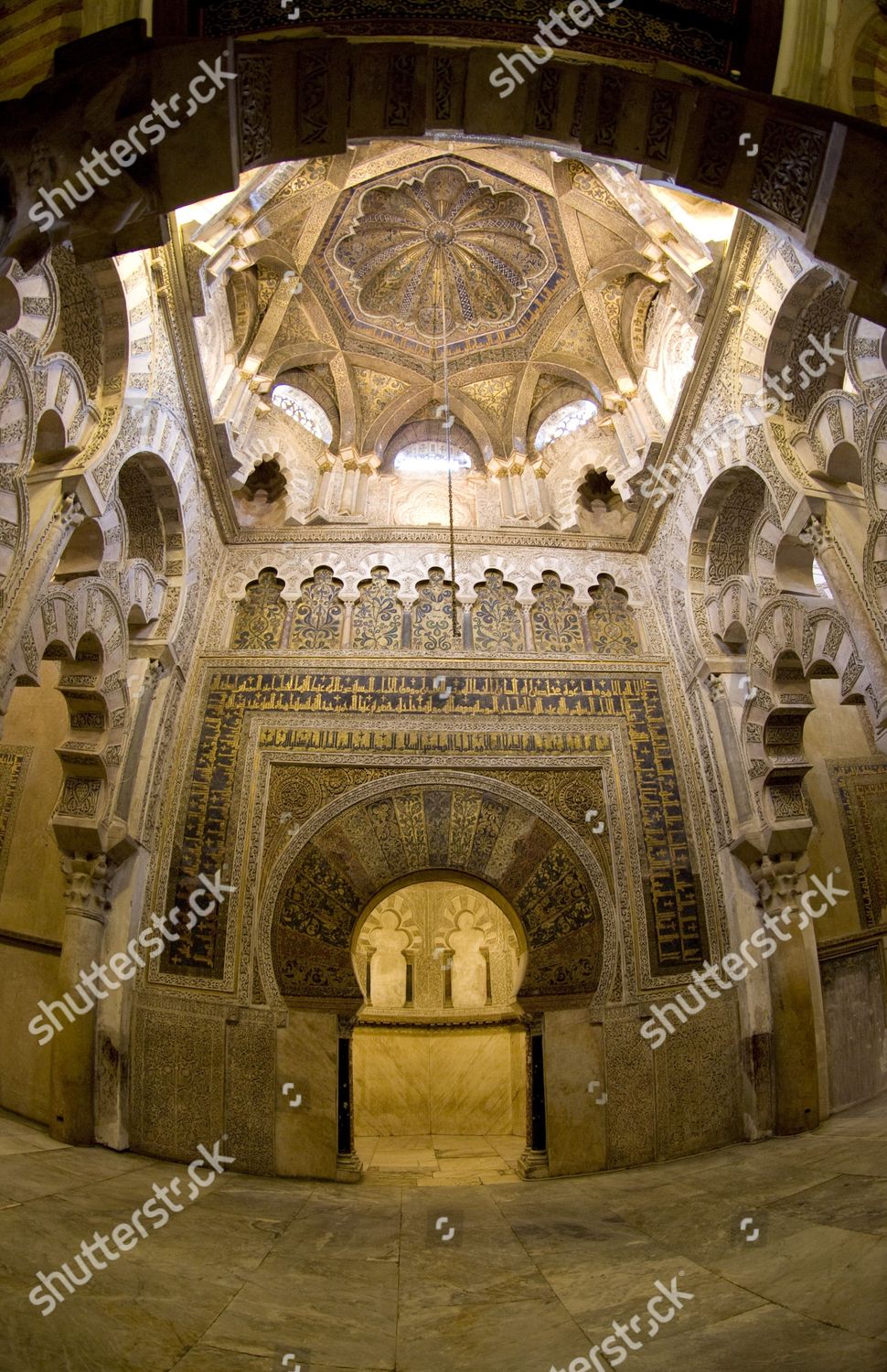 Entrance Mihrab Shrine Byzantine Mozaics Mezquita Editorial Stock Photo ...