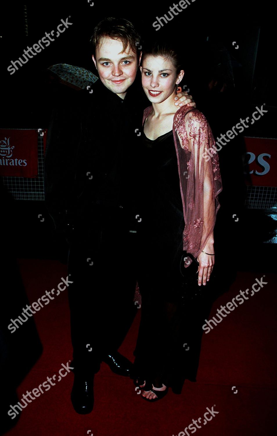 Matt Newton Arrives Girlfriend Brooke Satchwell Editorial Stock Photo ...