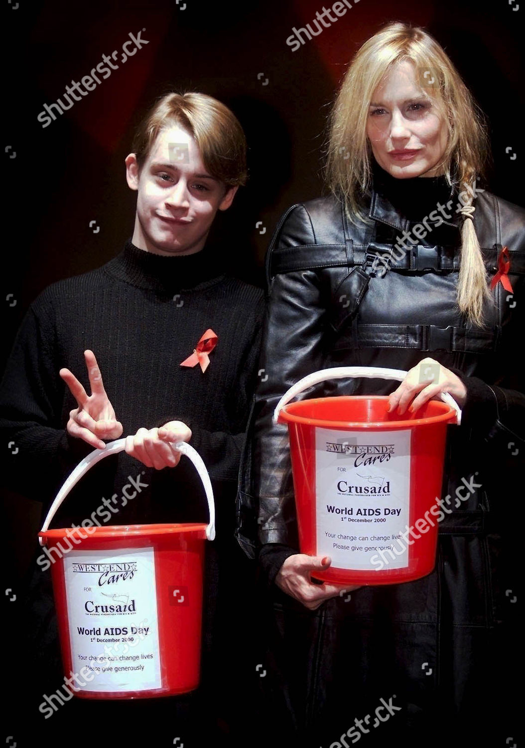Macaulay Culkin Daryl Hannah Launch Crusaid Editorial Stock Photo ...