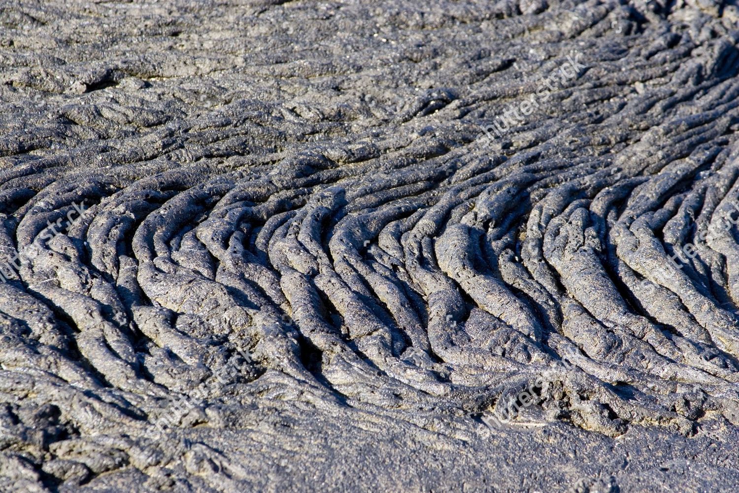 Pahoehoe Lava Lava Ropy Lava Magma Editorial Stock Photo - Stock Image ...