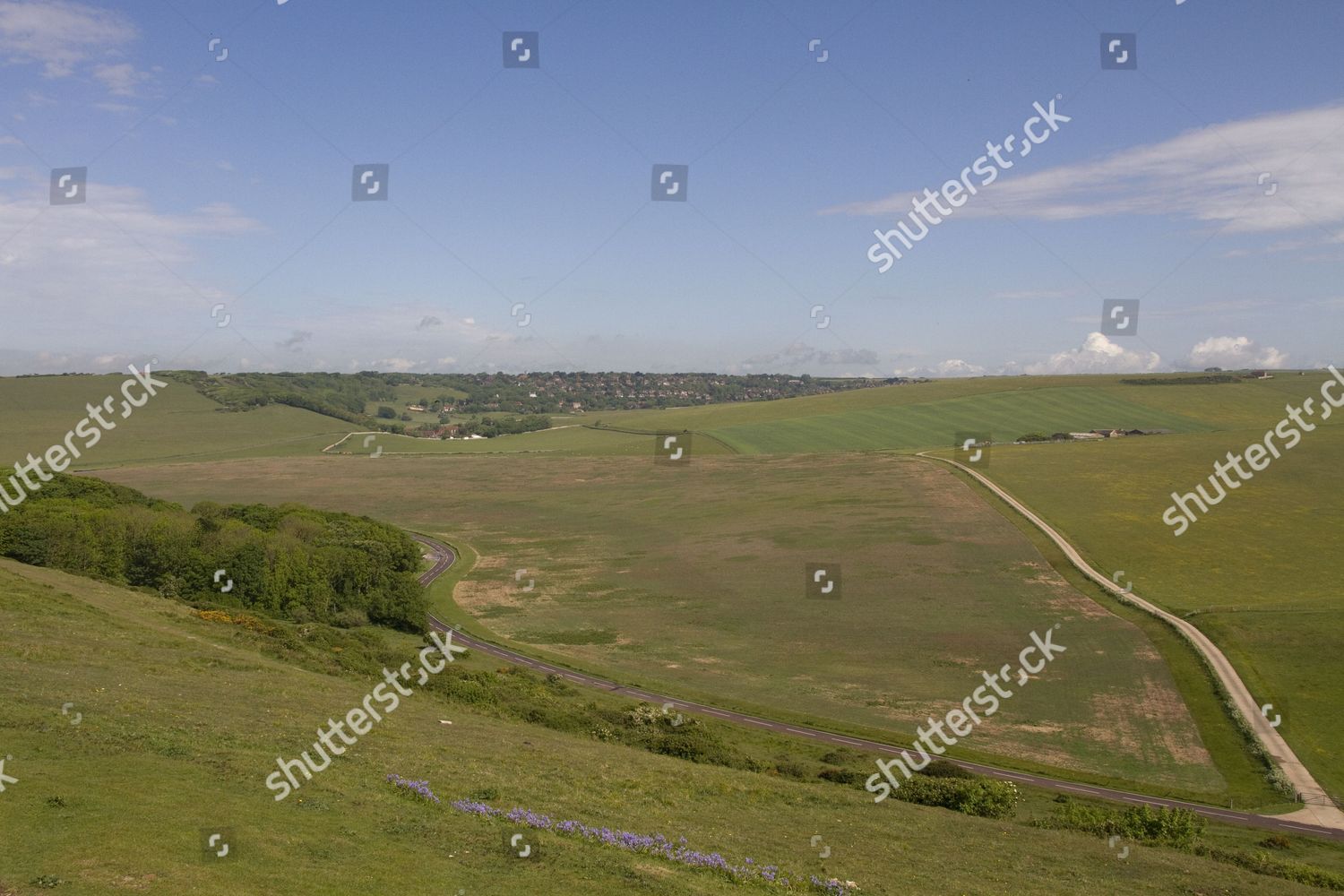 Looking Land Belle Tout Lighthouse Beachy Editorial Stock Photo - Stock ...