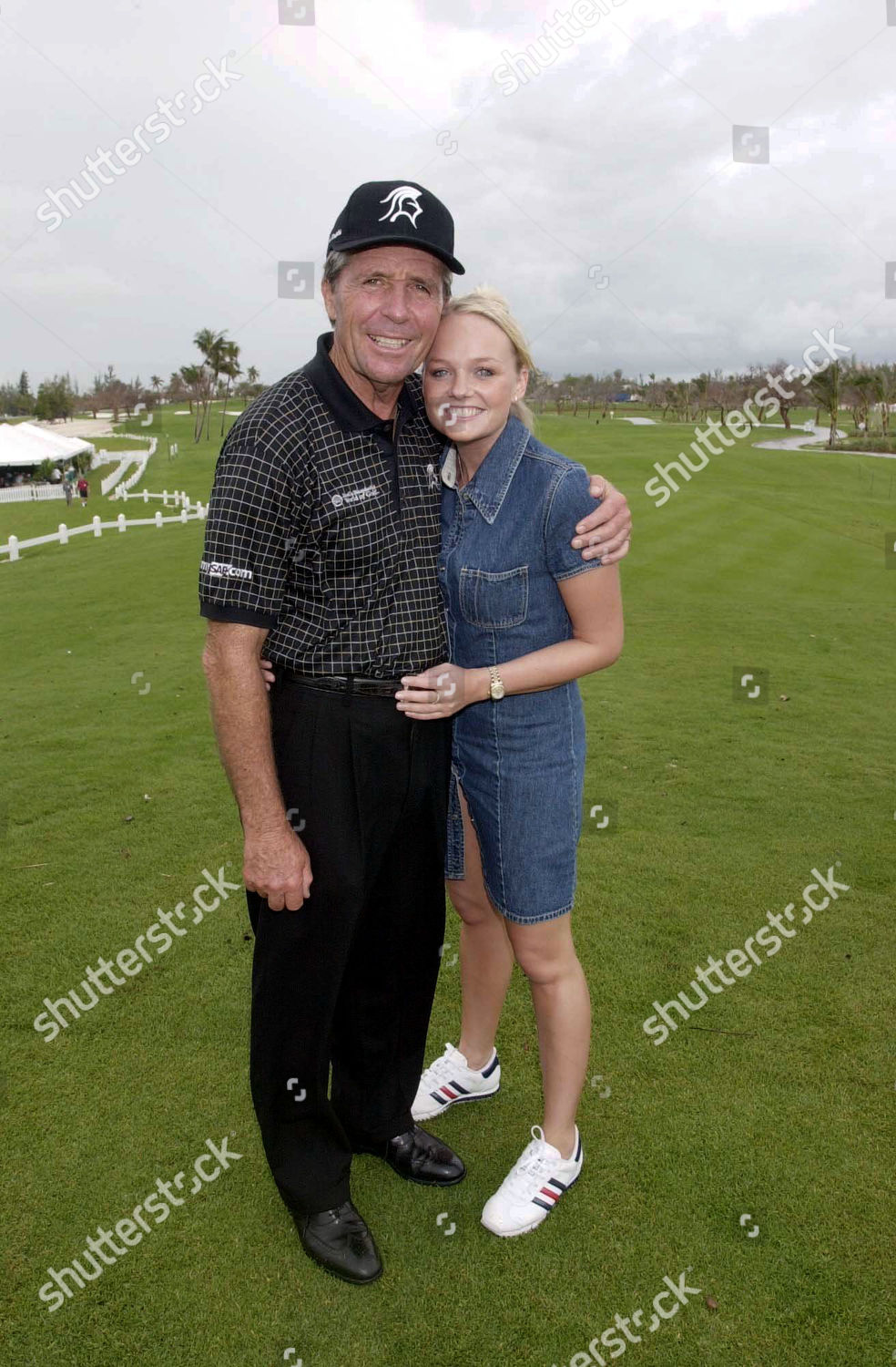Emma Bunton Takes Golfing Lessons Gary Editorial Stock Photo - Stock ...