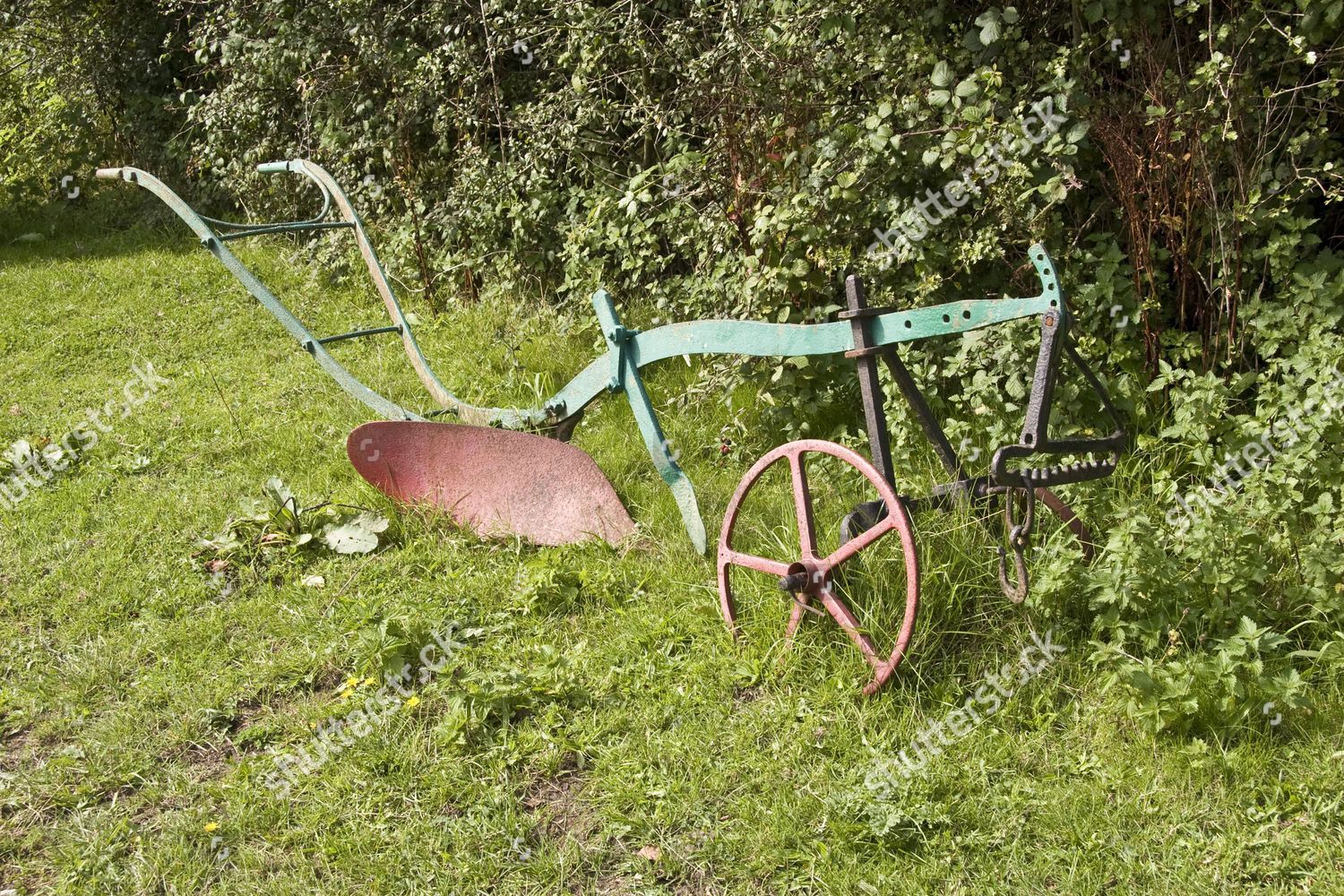 Oldfashioned Horsedrawn Plough Dorset England Editorial Stock Photo ...