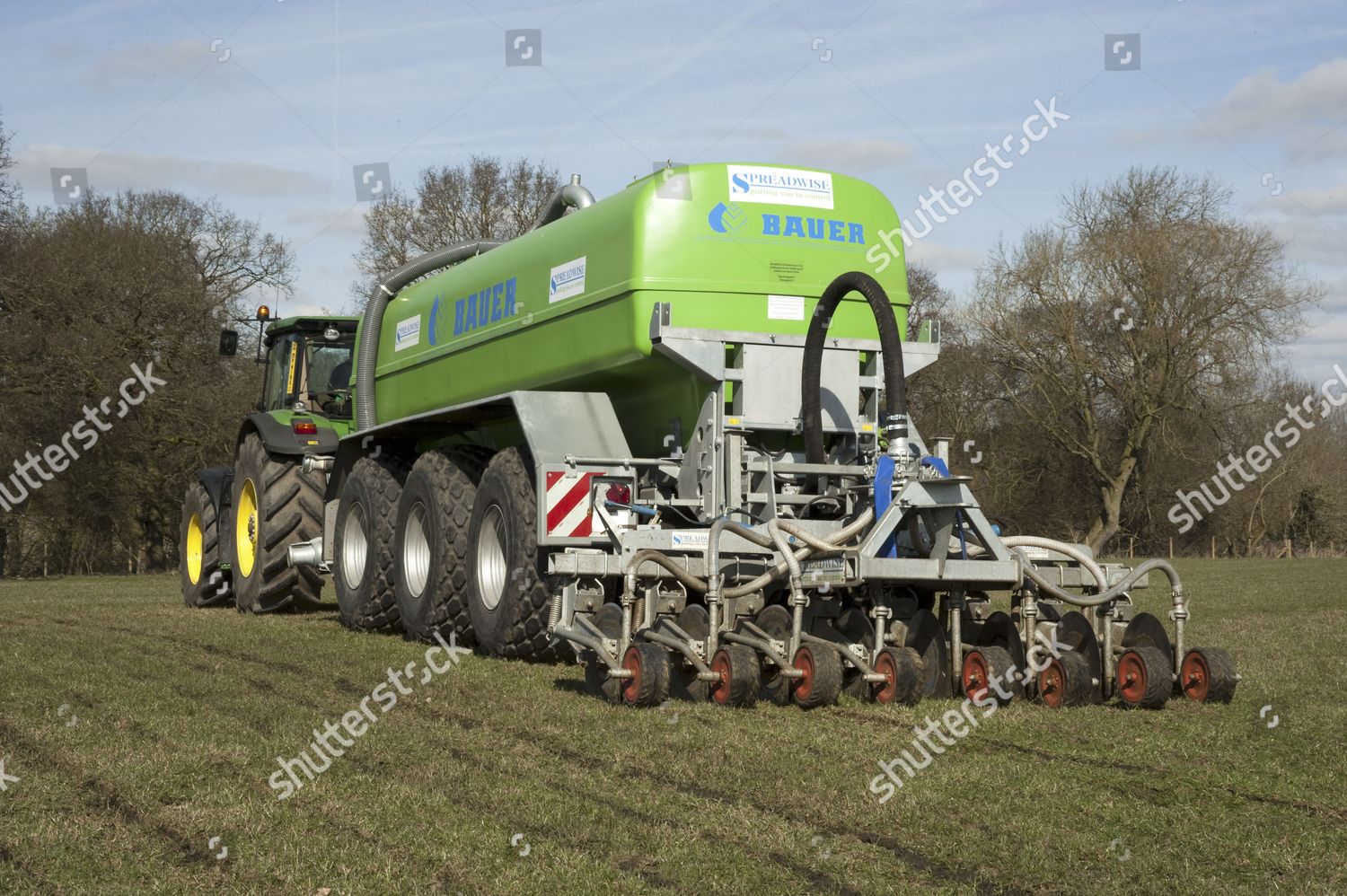 Bauer Slurry Tanker Spreadwise Slurry Injector Editorial Stock Photo ...