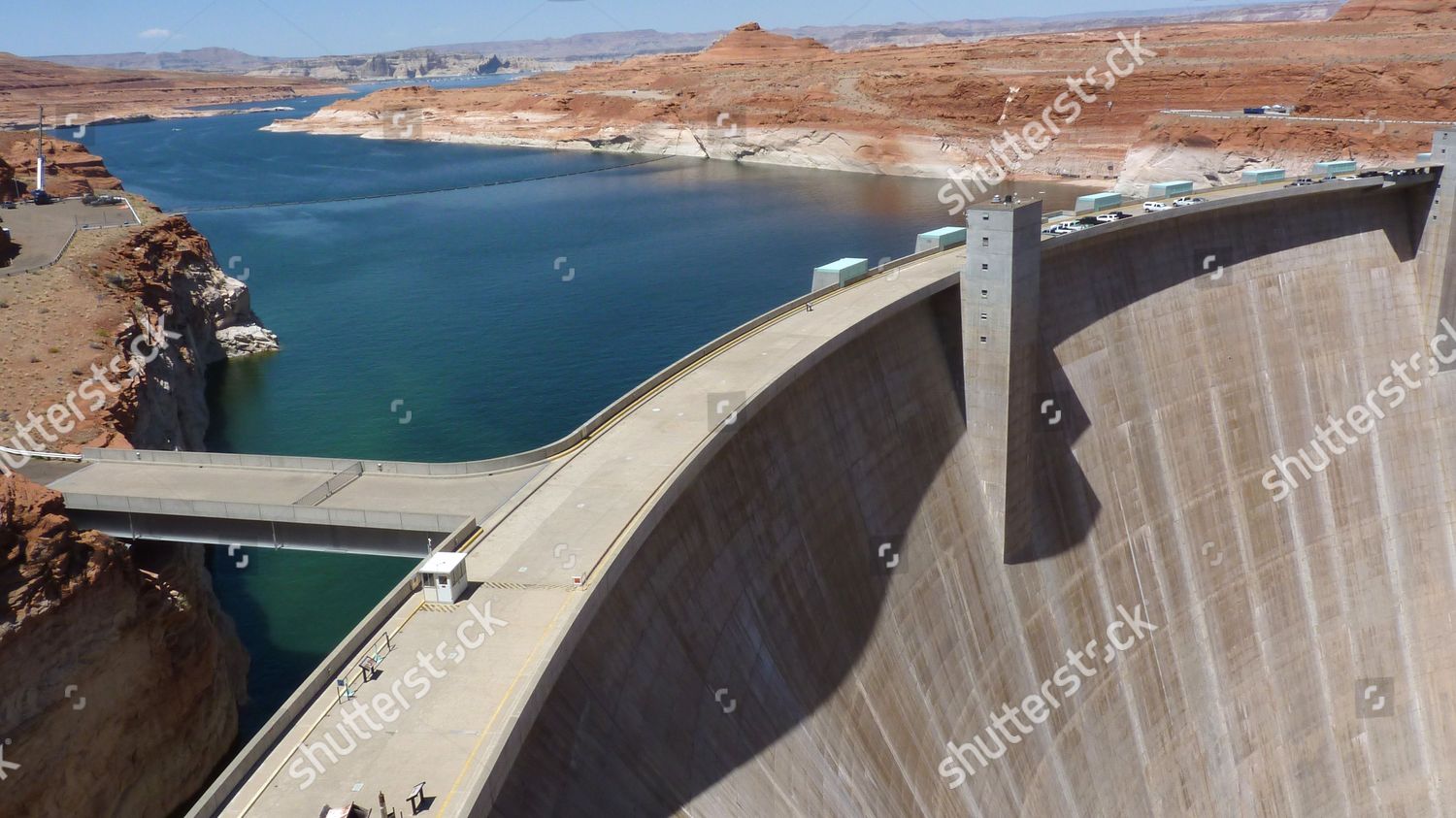 Hydroelectricity River Flow Regulation Dam Reservoir Editorial Stock ...