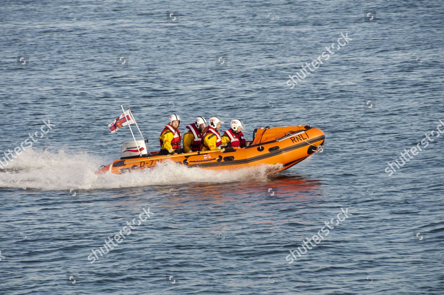 Rnli Dclass Inflatable Lifeboat Harbour Entrance Editorial Stock Photo ...
