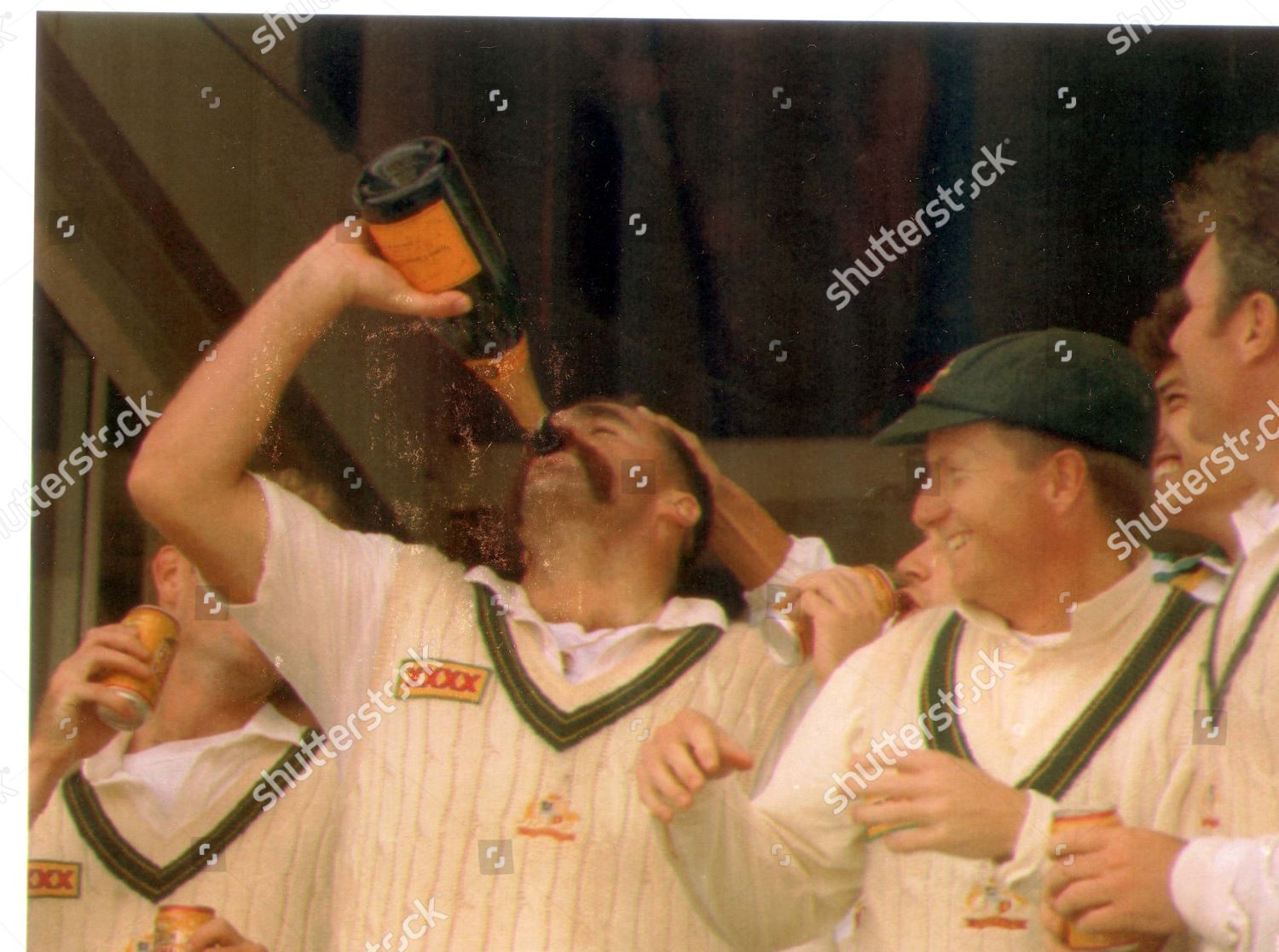 Merv Hughes Australian Cricketer Celebrates His Editorial Stock Photo ...