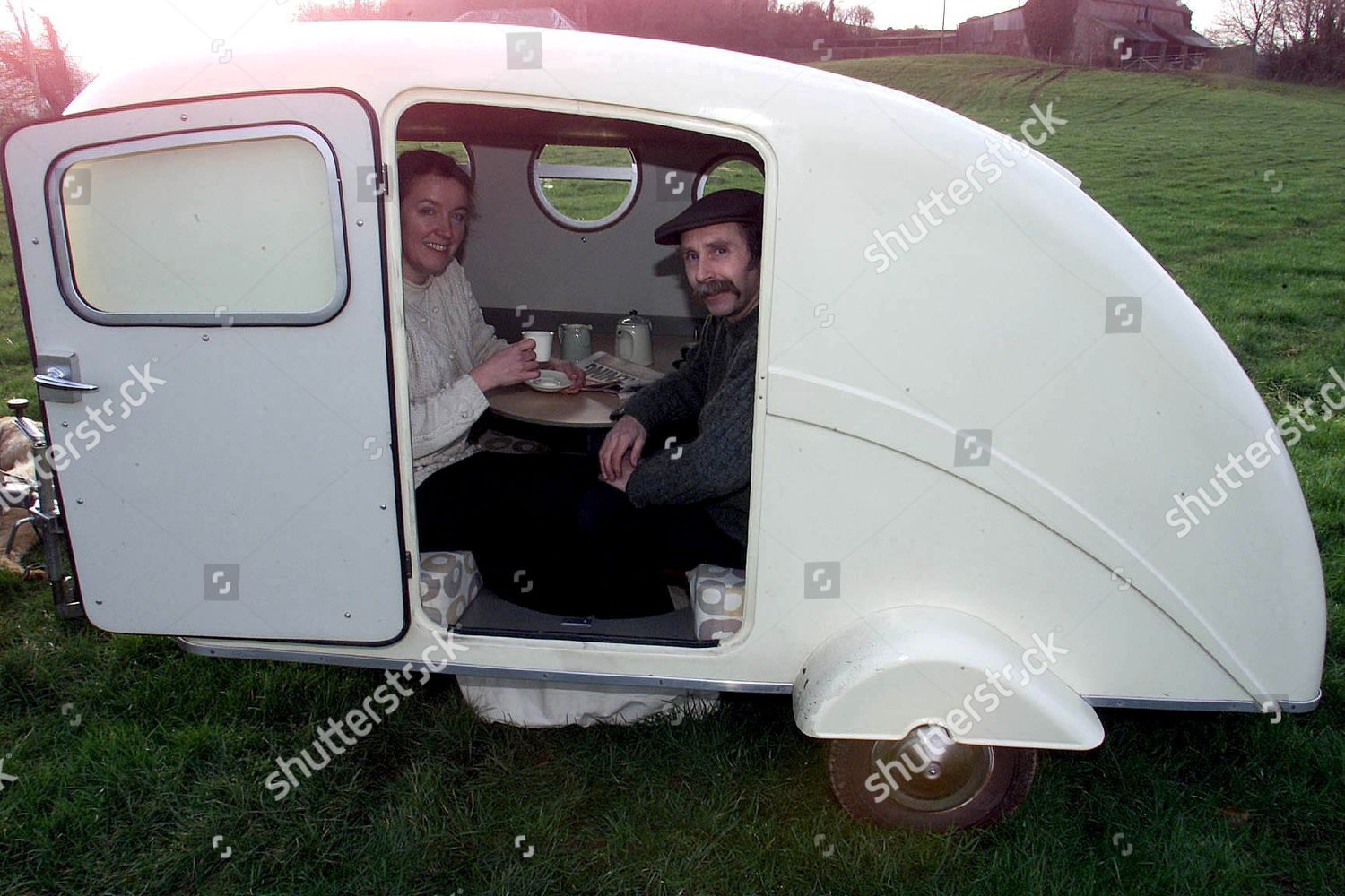 Worlds Smallest Caravan Called Pod Designed Editorial Stock Photo ...