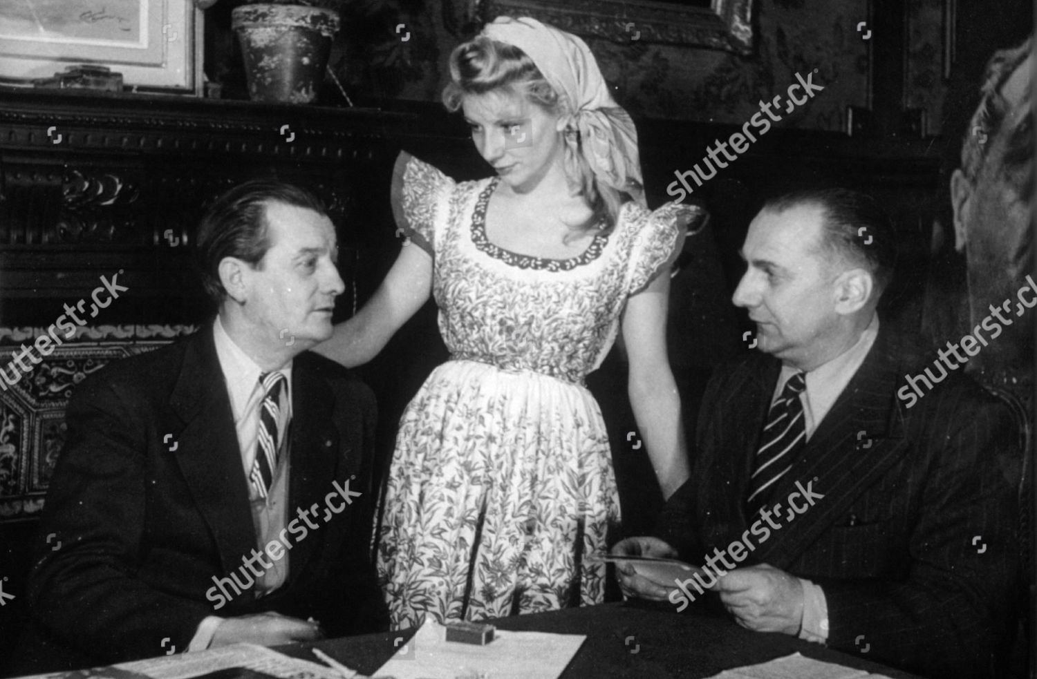 Marcel Pagnol Jacqueline Pagnol Armand Roux Editorial Stock Photo ...