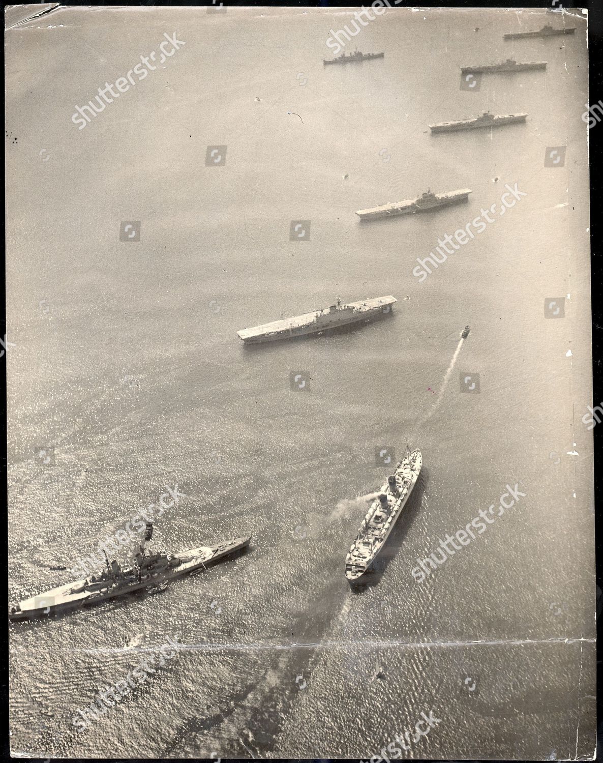 Coronation Naval Review Spithead June 1953 Editorial Stock Photo ...