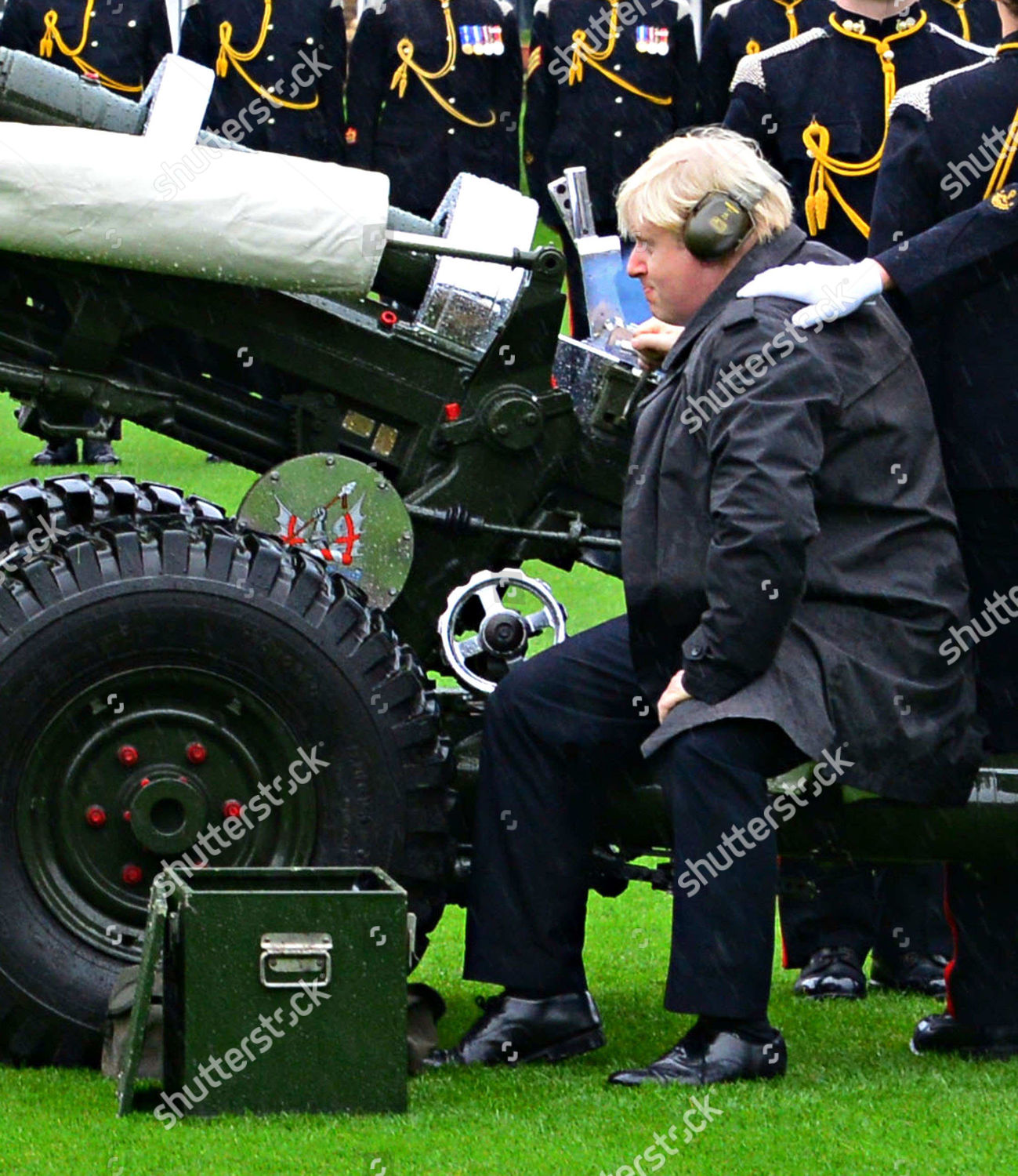 Boris Johnson Firing Gun Salute Editorial Stock Photo - Stock Image ...