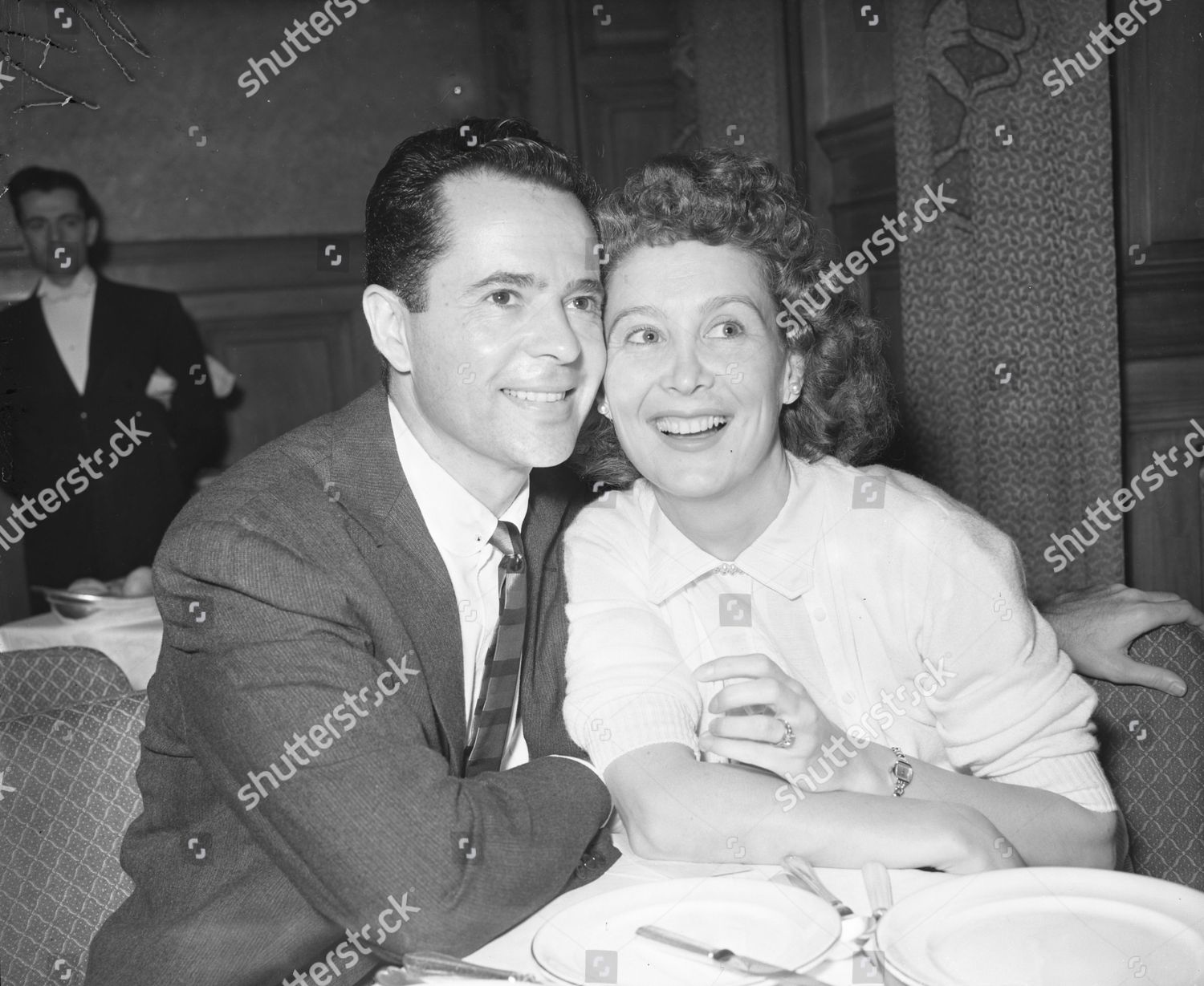 American Actor Larry Parks His Wife Editorial Stock Photo - Stock Image ...