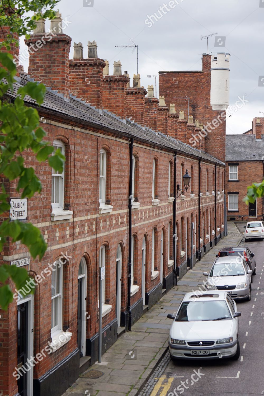 Working Class Housing Rows Tightly Packed Editorial Stock Photo - Stock ...