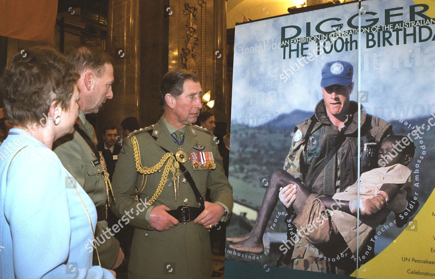 Prince Charles Uniform Colonelinchief Royal Australian Editorial Stock ...