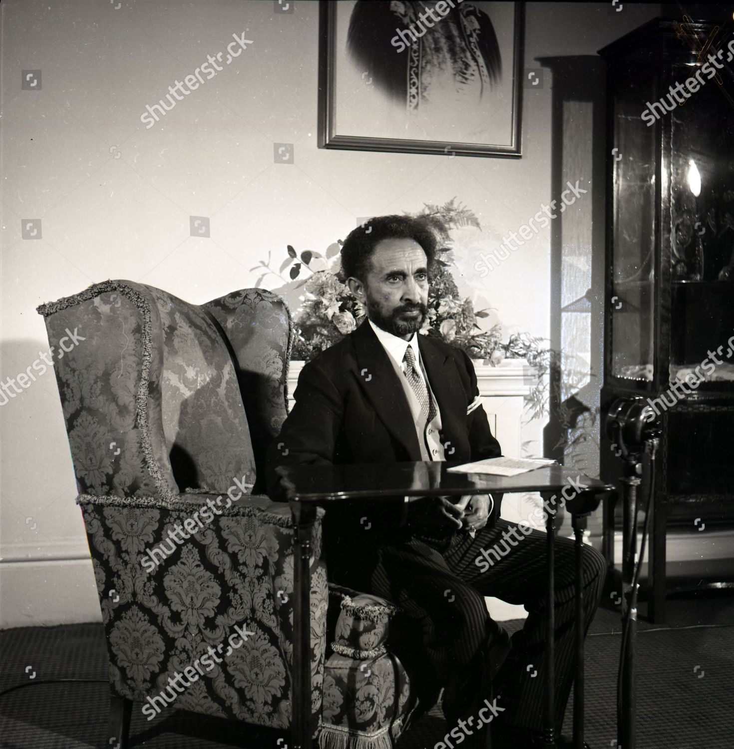 Haile Selassie Tafari Makonnen Woldemikael Emperor Editorial Stock ...