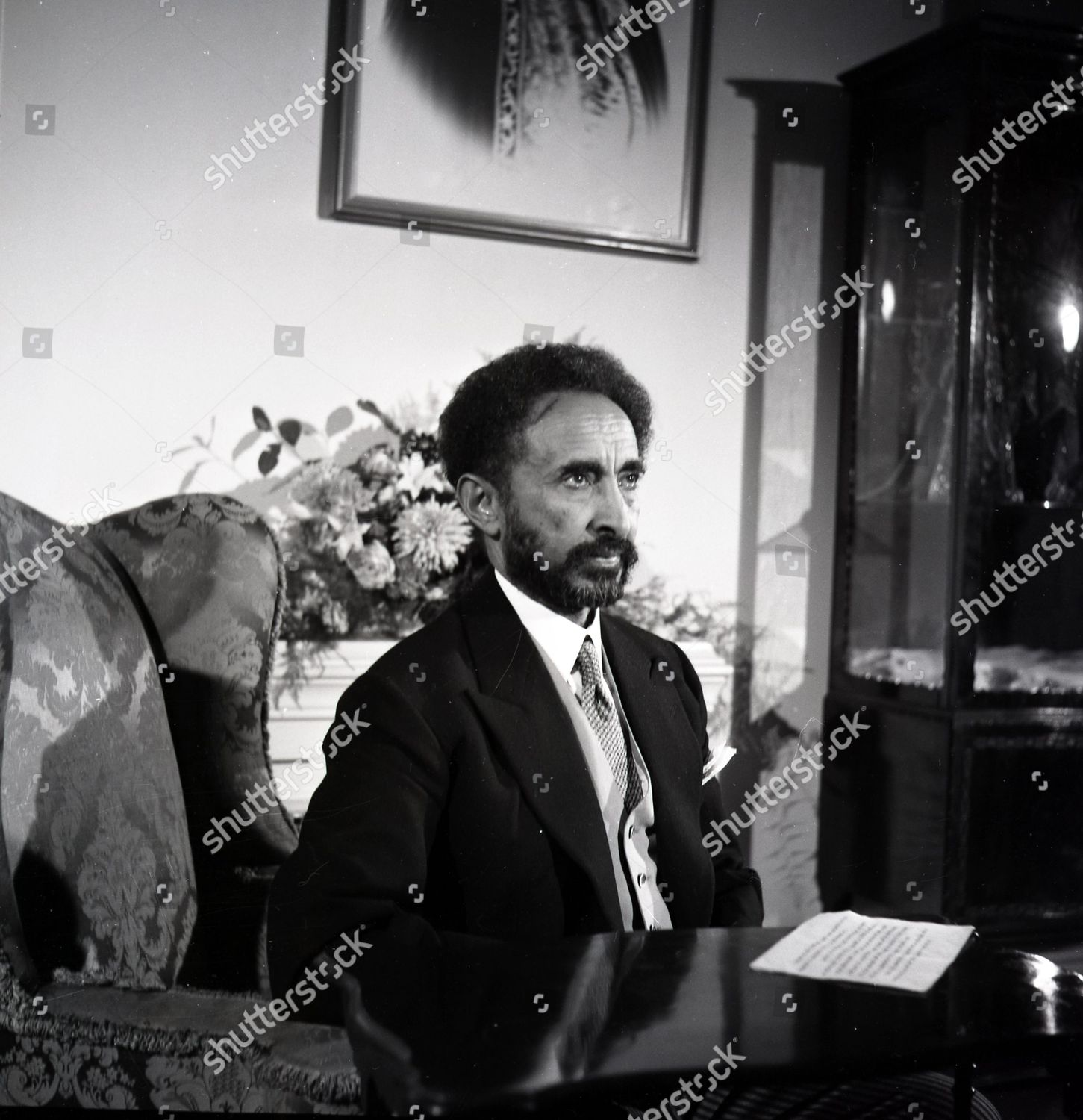 Haile Selassie Tafari Makonnen Woldemikael Emperor Editorial Stock ...