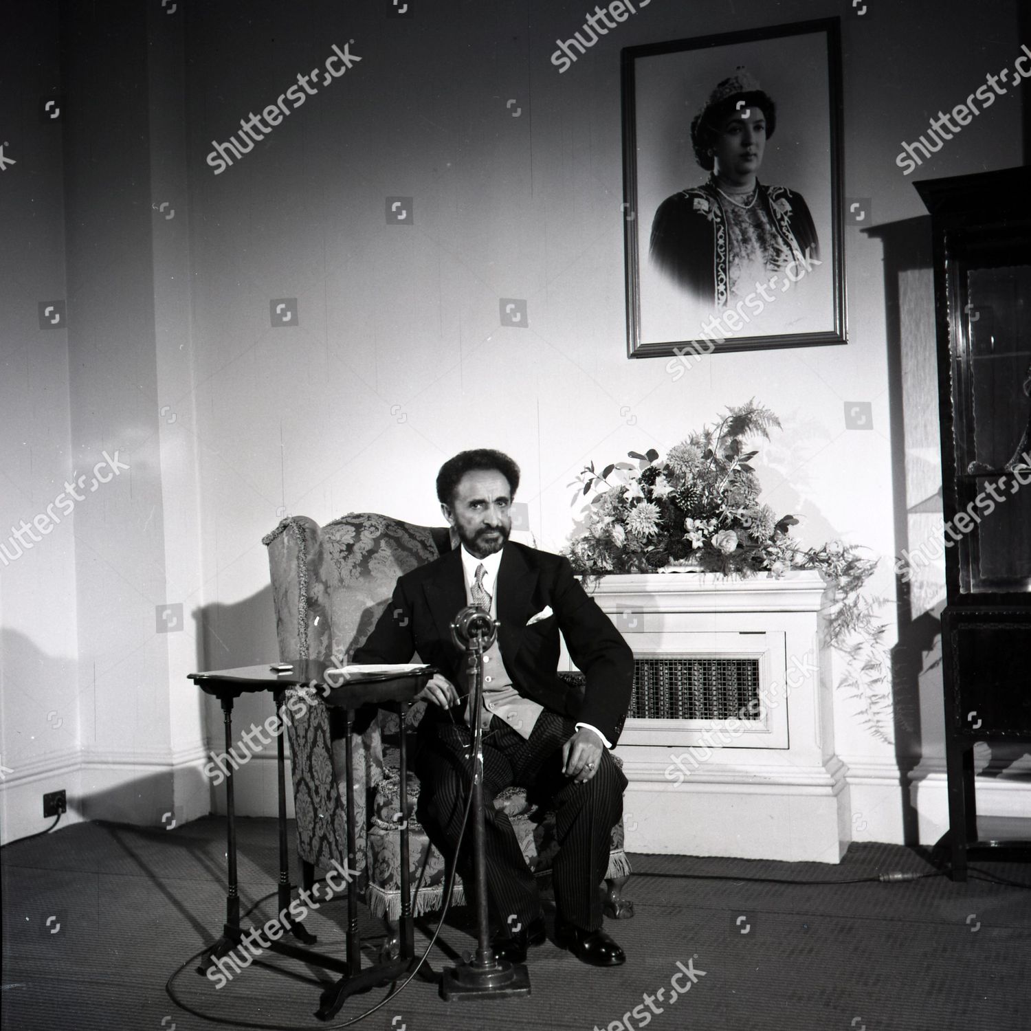 Haile Selassie Tafari Makonnen Woldemikael Emperor Editorial Stock ...