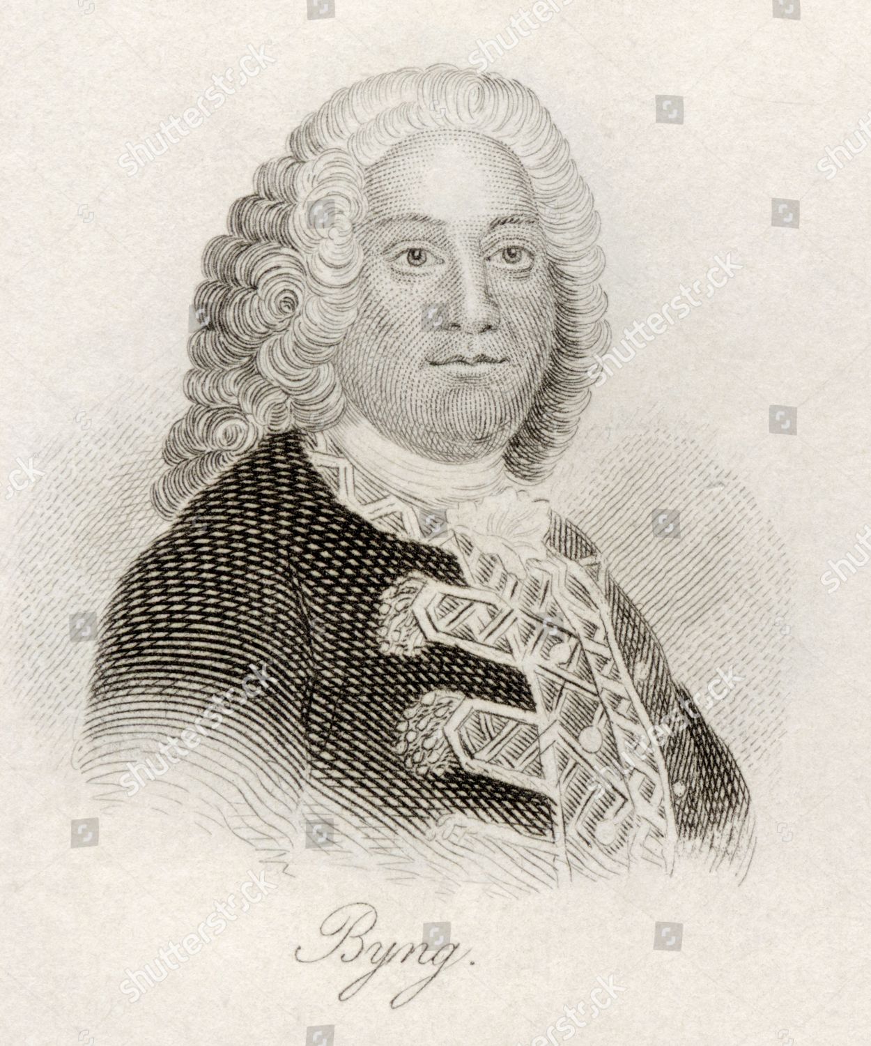 John Byng 1704 1757 British Admiral Editorial Stock Photo - Stock Image ...