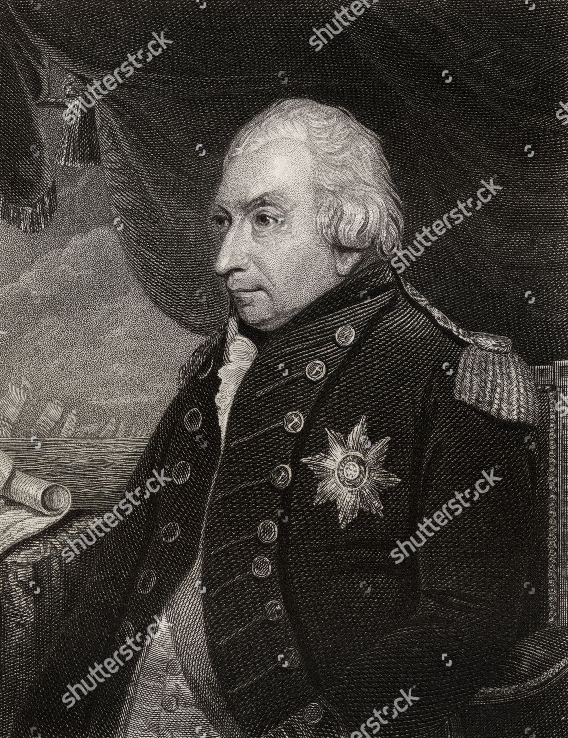 John Jervis 1st Earl St Vincent Editorial Stock Photo - Stock Image ...