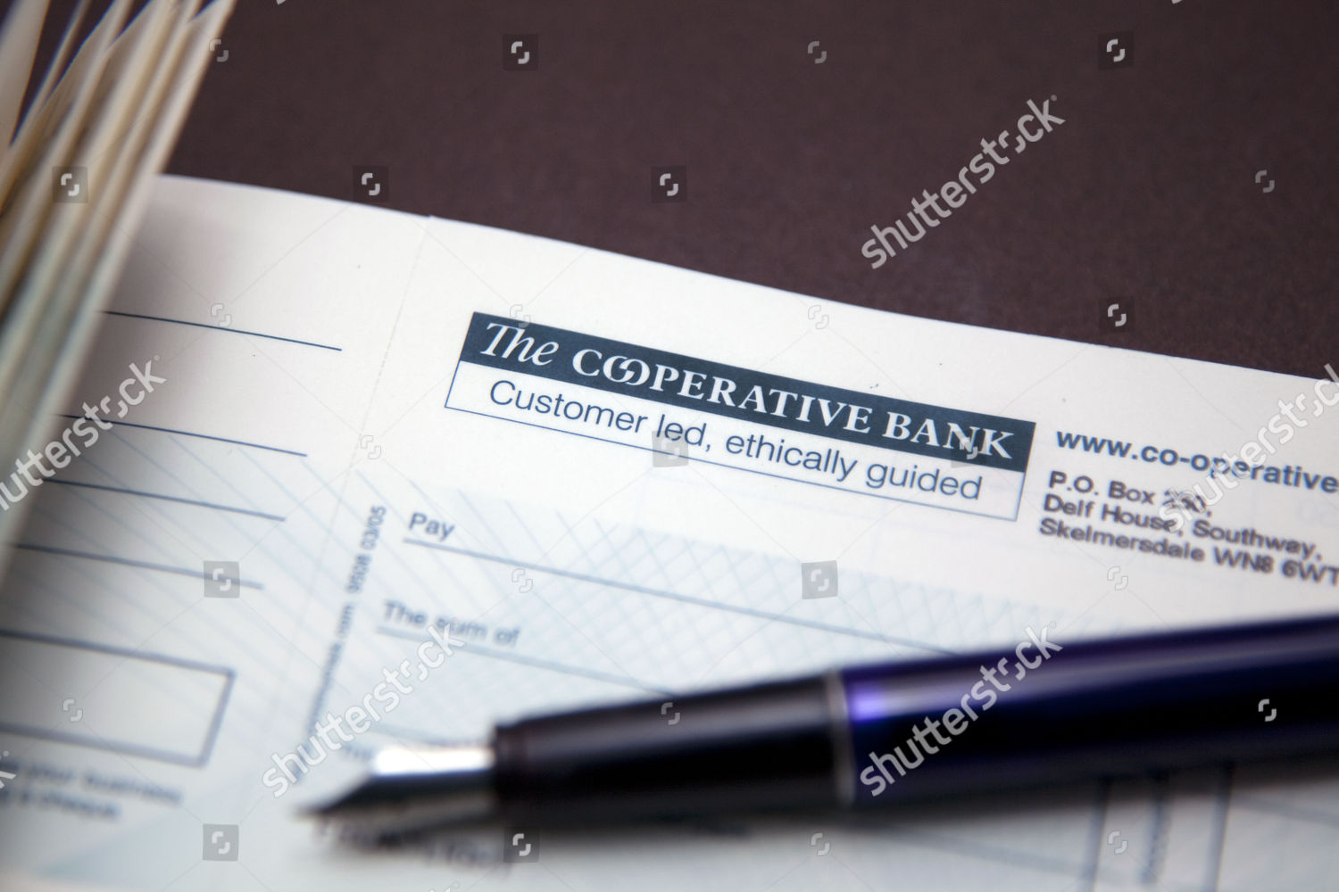 Cooperative Bank Chequebook Editorial Stock Photo - Stock Image ...