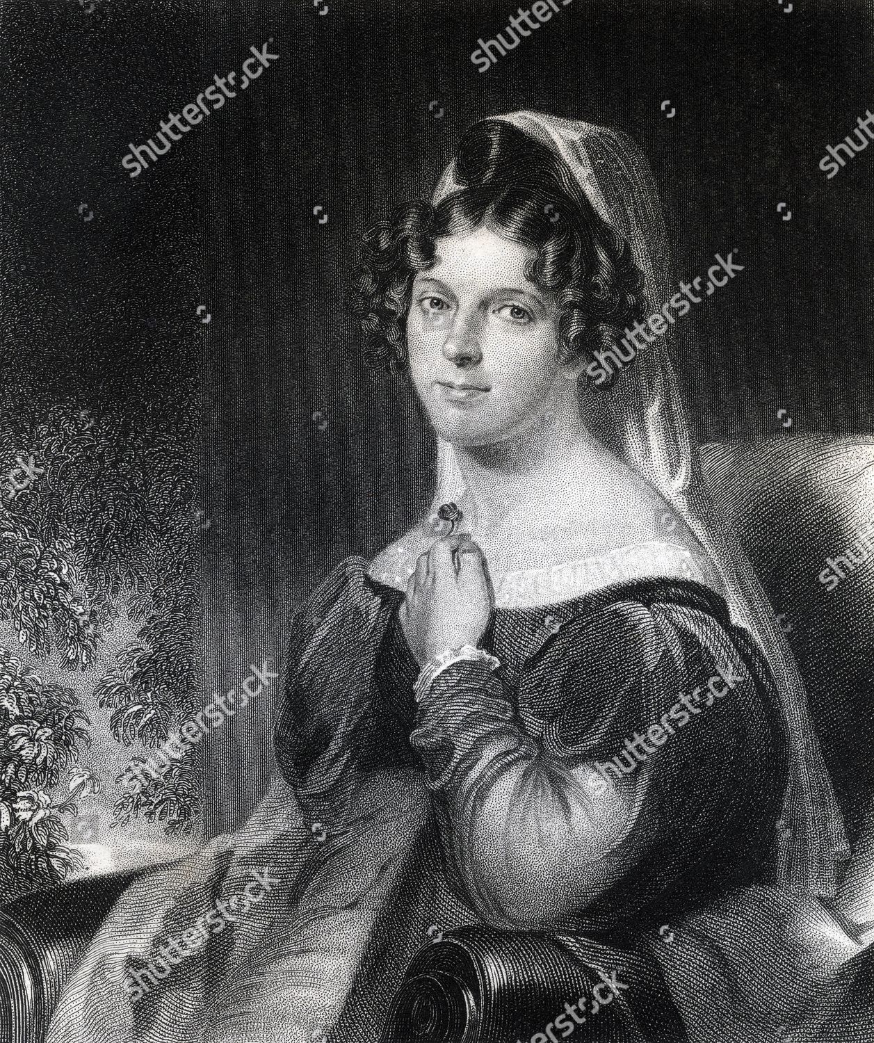 Felicia Dorothea Hemans 1793 1835 British Editorial Stock Photo - Stock ...