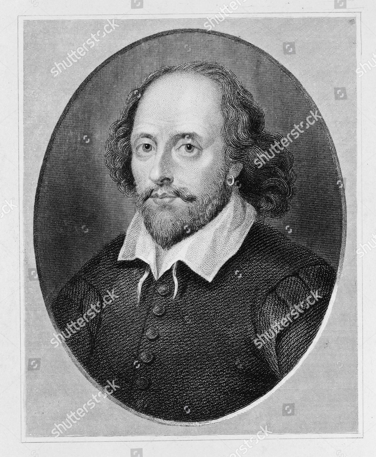 William Shakespeare 1564 1616 English Poet Editorial Stock Photo ...